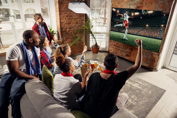 4К лазерный проектор LG CineBeam HU810PW с экраном до 300 дюймов ...